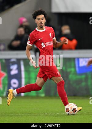 BRUSSELS - Calum Scanlon of Liverpool FC during the UEFA Europa League ...