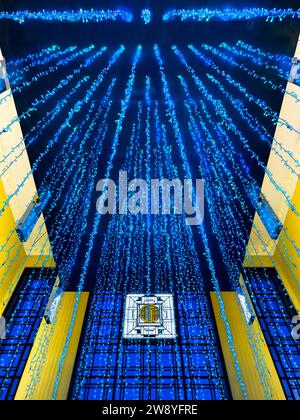 Geneva, Switzerland - December 1, 2023: Christmas market at the Quai du ...