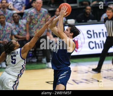 Nevada forward Nick Davidson (11) shoots over Colorado State forward ...