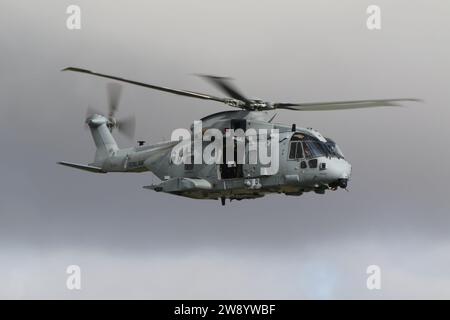 ZJ128, an AgustaWestland Merlin HC4 helicopter operated by the UK's ...