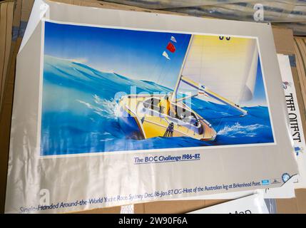 Pile of vintage posters on sale at auction - 100 years of Wuppertal zoo ...