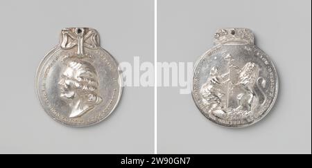 Brabantse Revolution, Anonymous, 1789 - 1790 One -sided silver carrying ...