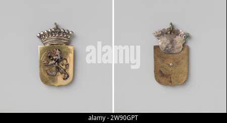 Brabantse Revolution, Anonymous, 1789 - 1790 One-sided silver oval open ...
