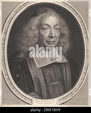 Etienne Dalligre, Chancelier de France 17th century Gérard Edelinck ...