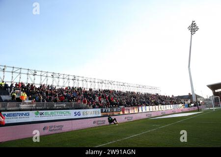A general view of the SToK Cae Ras ahead of the Sky Bet Championship ...