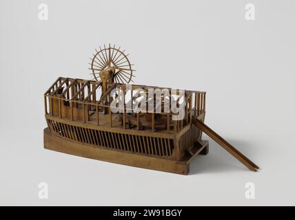 Model of a Dredger, anonymous, c. 1800 ship model. demonstration model ...