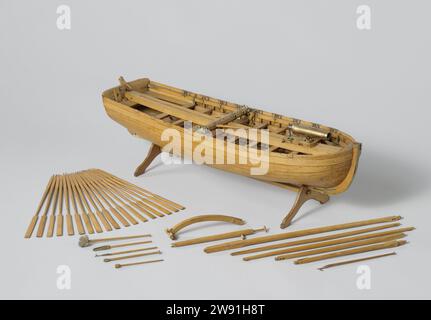 Model of An Armed Longboat, Rijkswerf Rotterdam, c. 1819 ship model ...