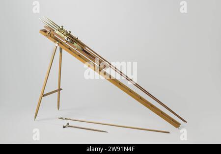 Model of Two Congreve Rockets with Launching Gear, Rijkswerf Rotterdam ...