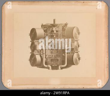 View of a Steam Engine, anonymous, 1870 - 1880 photograph Image of a ...
