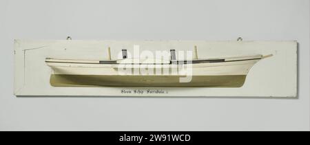 Half Model of a Paddle Steamer, anonymous, c. 1861 ship model. half ...