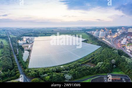 UK, England, Drax, Aerial view of Drax Power Station Stock Photo - Alamy