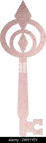 rose gold key with transparent background Stock Vector Image & Art - Alamy