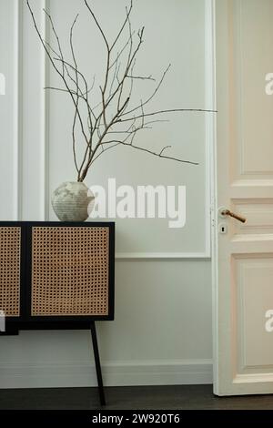 Vase on a sideboard Stock Photo - Alamy