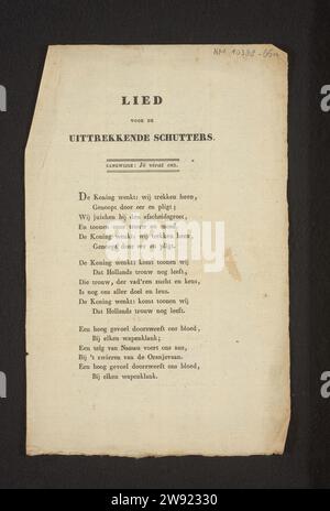 Song for the executive shooters / song for the volunteers / Jeerlied ...