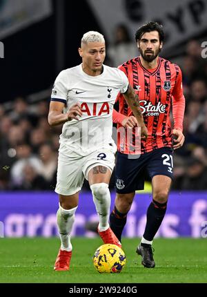 Richarlison of Tottenham Hotspur during the Premier League match ...