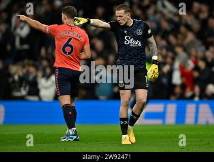 James Tarkowski of Everton during the Premier League match Leeds United ...