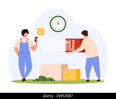 Delivery, distribution and inventory of parcels in wholesale warehouse ...