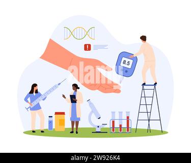 How does insulin work vector illustration Stock Vector Image & Art - Alamy