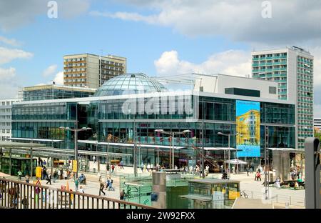 Wiener Platz, the redesigned forecourt of the main railway station with ...