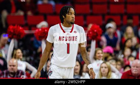 Raleigh, NC, USA. 23rd Dec, 2023. Detroit Mercy Titans guard Donovann ...