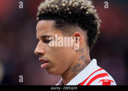 Andre Vidigal #7 of Stoke City during the warm up for the game ahead of ...