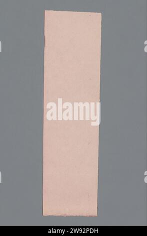 Plain pink paper, anonymous, 1800 - 1900 decorated paper paper. paint ...