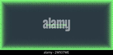 Dither bitmap texture. 8 bit electronic arcade game graphic, horizontal frame with noise ...