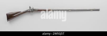 Flint gun, Johan George Erel, c. 1760 flintlock pistol Part of a couple ...