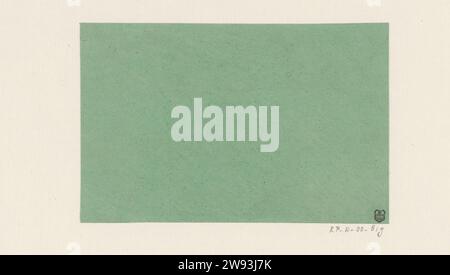 Plain light green paper, anonymous, 1800 - 1900 decorated paper paper ...
