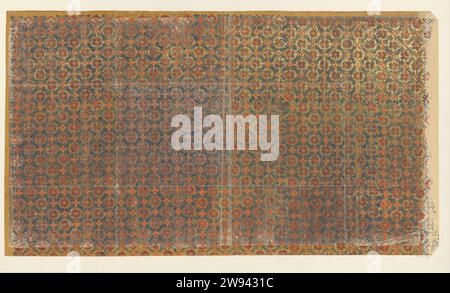 Leaf with windscreen pattern of tendrils with flower as field filling ...