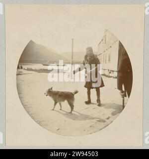 Vintage 19th century photograph: Saami indigenous family with their ...