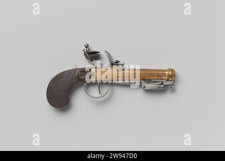 Flint pocket gun with iron drawer, Jan Cloeter, 1655 - 1660 flintlock ...