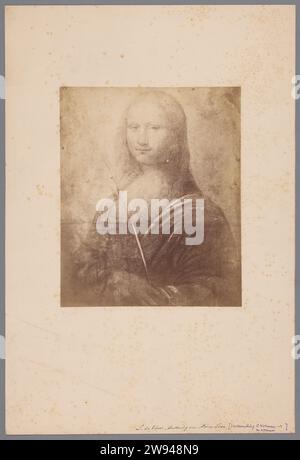 Photo production of a sketch by Leonardo da Vinci, representing the ...