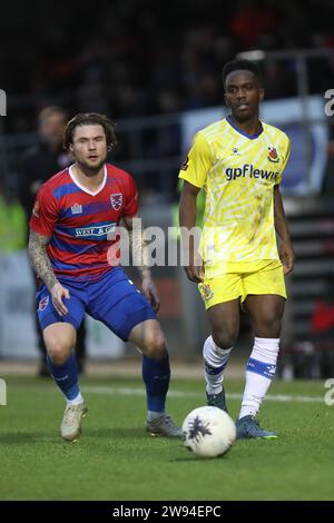 Elliot Johnson of Dagenham during Dagenham & Redbridge vs Hartley ...
