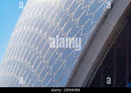 A closeup of Sydney Opera House shells in Australia Stock Photo - Alamy