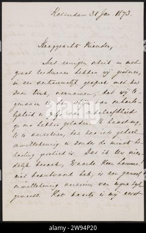 Brief Aan ary johannes Lamme, Joseph Fodor-mainville, letter Passion ...
