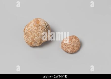 Conical gypsum fragments from the wreck of the East Indies ship ...