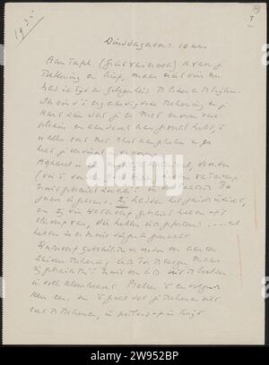Letter to Ina van Eibergen Santhagens -Waller, Richard Nicolaüs Roland ...