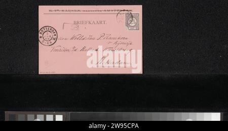 Postcard to Pieter Haverkorn van Rijsewijk, Bernardus Johannes Blommers ...