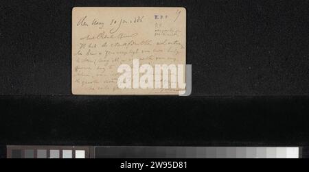 Letter to Frans Buffa and Sons, Joseph Israëls, 1877 letter The Hague ...