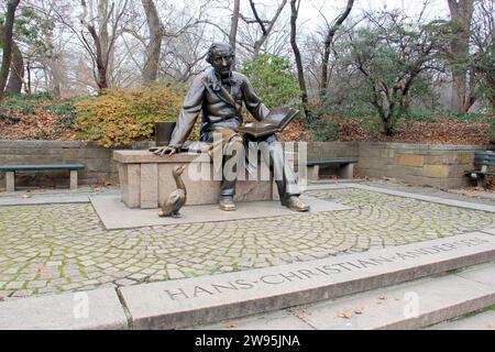 Hans Christian Andersen monument, at the western edge of Conservatory ...