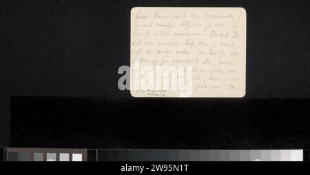 Letter to Anna Dorothea Dirks, Wally Moes, 1906 letter Throw it paper ...