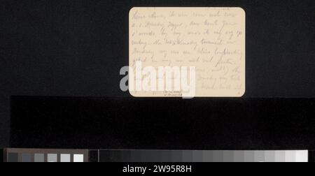Letter to Anna Dorothea Dirks, Wally Moes, 1873 - 1918 letter paper ...
