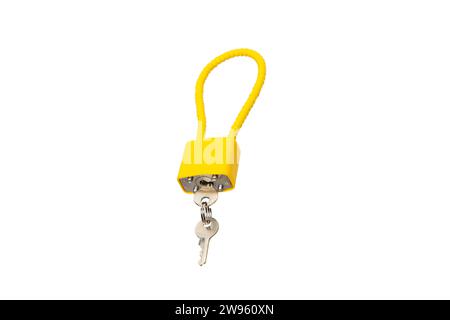 Locks and keys used to safely secure a firearm from being used. Weapon ...