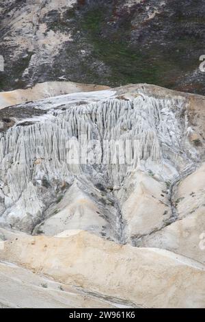 Greenland, Disko Island, Iterdla Bay. Area known for its geological ...