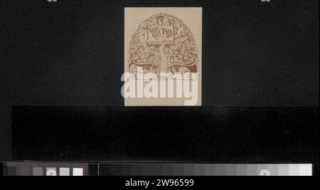 Address card from Archief Philip Zilcken, Vittorio Pica, Ugo Valeri ...