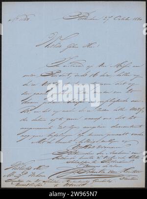 Letter to Pieter Lost from Themaat, Lucas Hermanus Eberson, 1876 letter ...