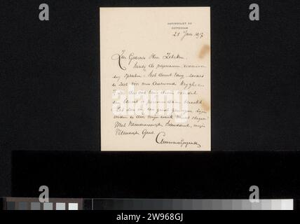Letter to Philip Zilcken, Anna Francina Margaretha van Wijngaarden-Boot ...