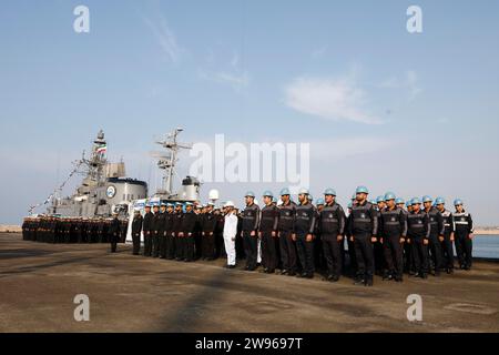December 24, 2023, Konarak port, Sistan and Baluchestan, Iran: Sailors ...
