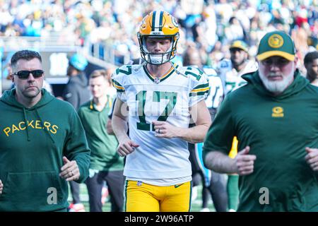 Green Bay Packers' Anders Carlson makes a field goal with Daniel Whelan ...